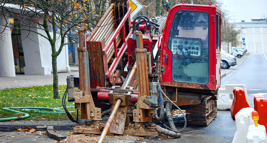 Directional Bore Fiber Optic Conduit with HDPE